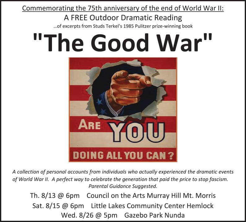 "The Good War" | Genesee Valley Citizens for Peace